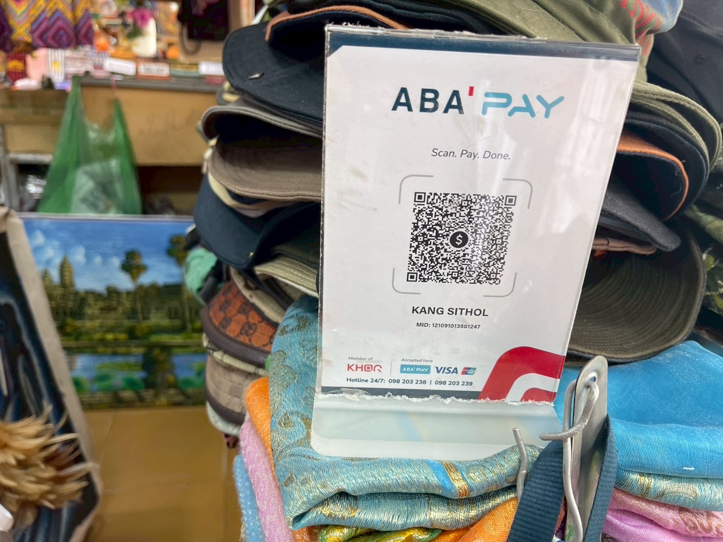 mVISA shop density ( Cambodia )